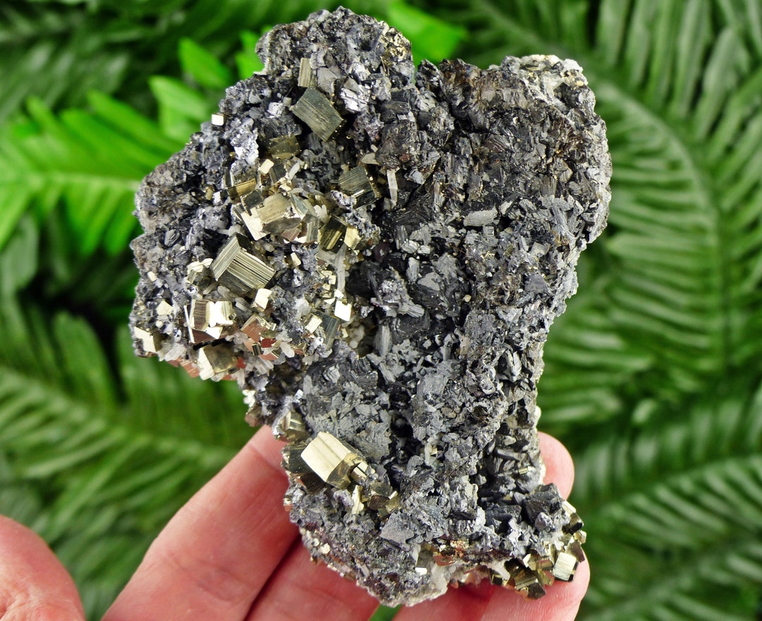 Amazing Pyrite With Sphalerite, Galena and Quartz, Raw Crystal, Natural ...