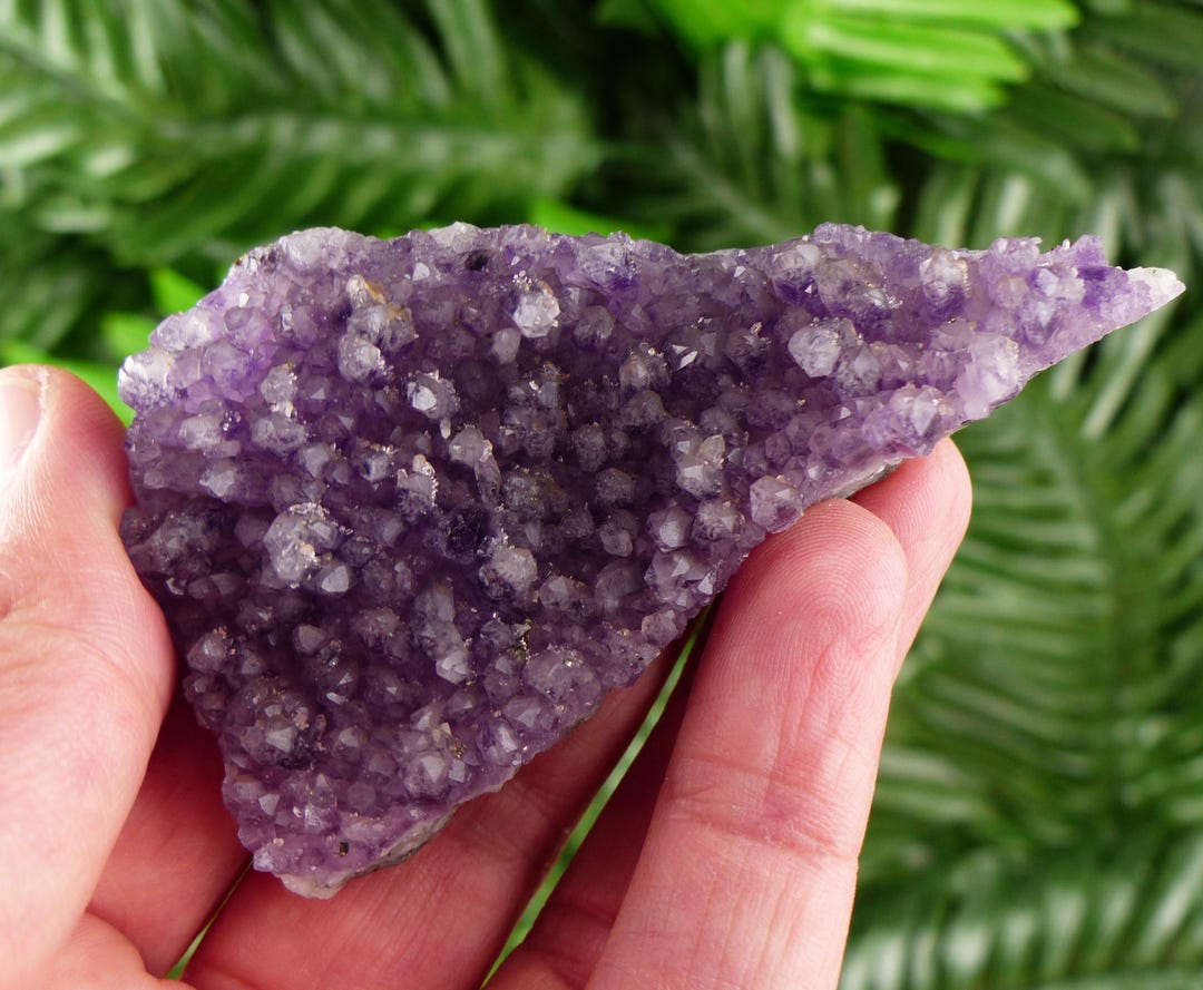 Rare Amethyst With Sphalerite From Famous Chala Mine, Raw Crystal, Natural Mineral, Healing ...