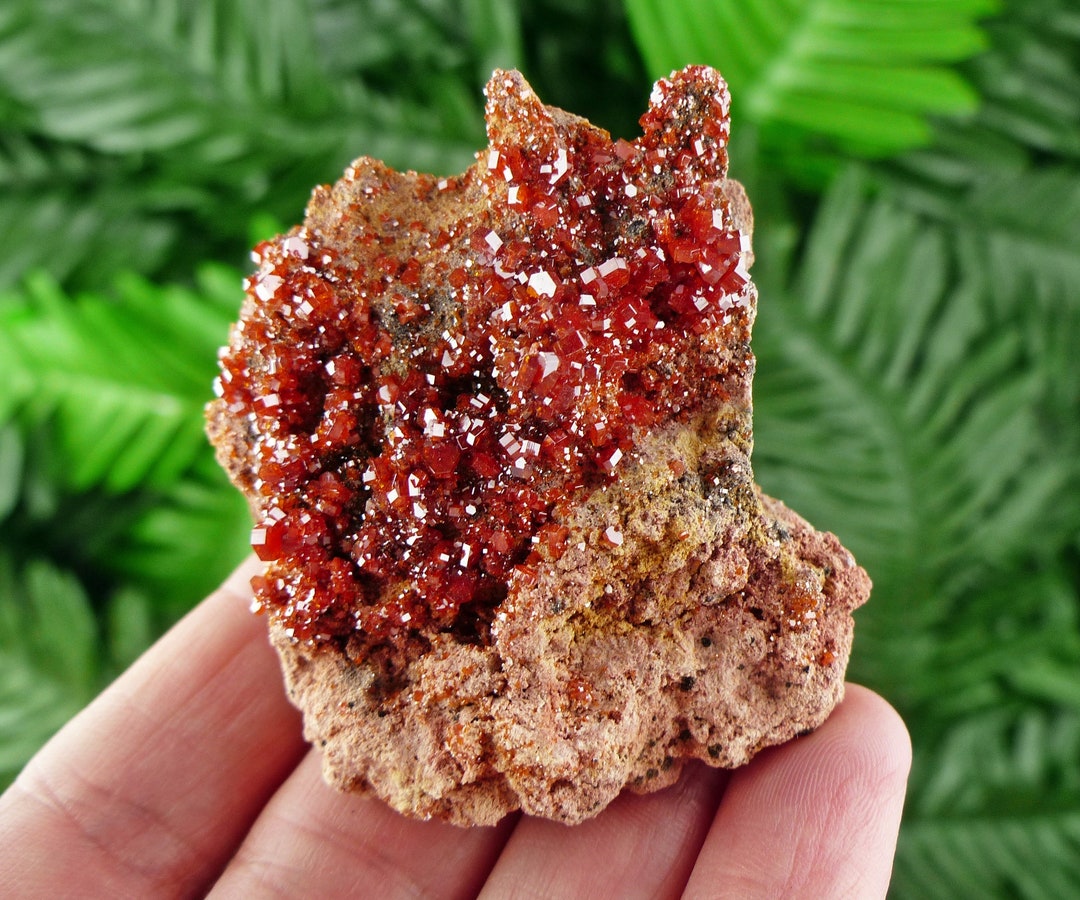 Red Vanadinite, Vanadinite Crystal, Vanadinite, Raw Crystal, Natural ...