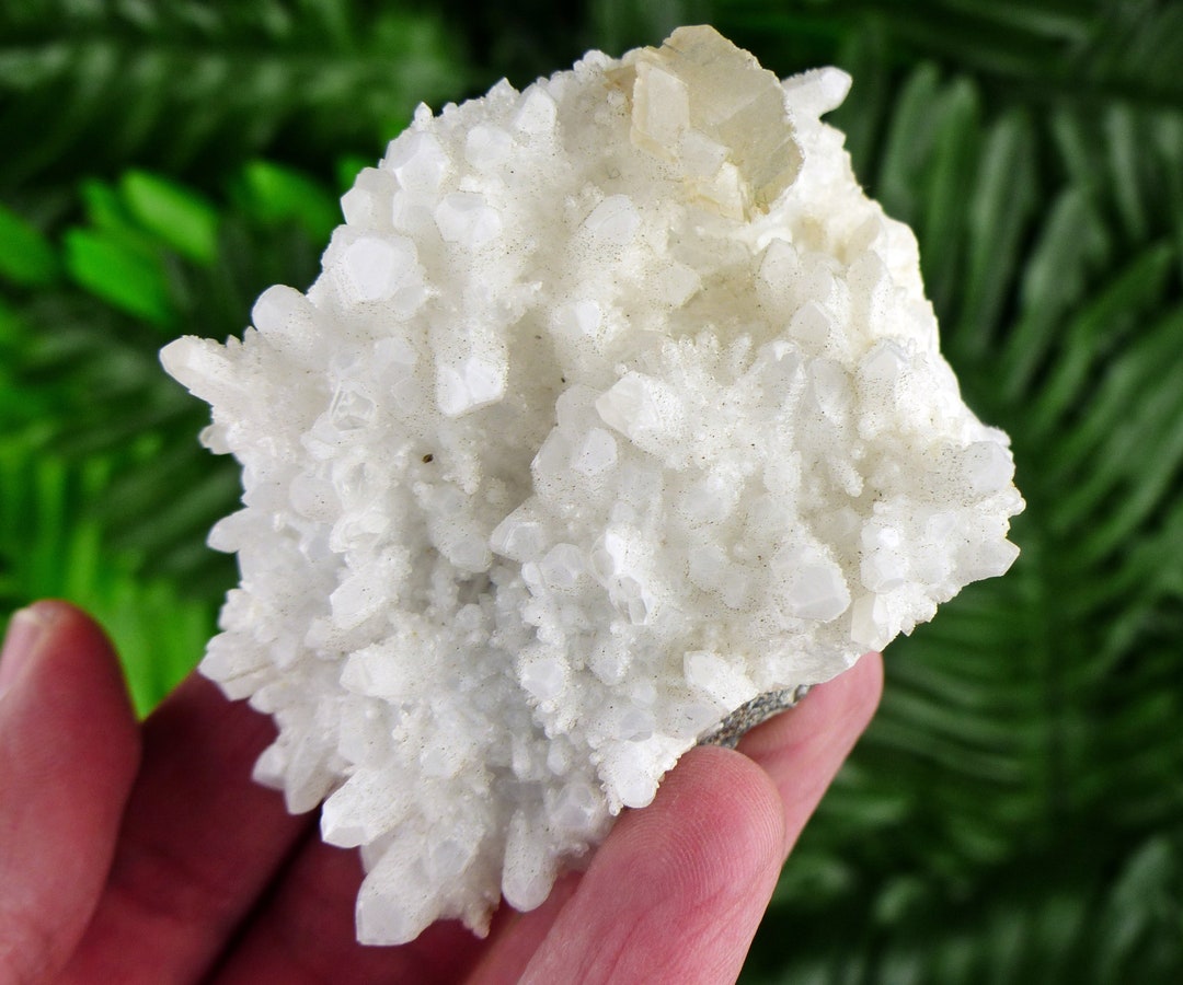 Amazing Milky Quartz With Calcite, Raw Crystal, Natural Mineral ...