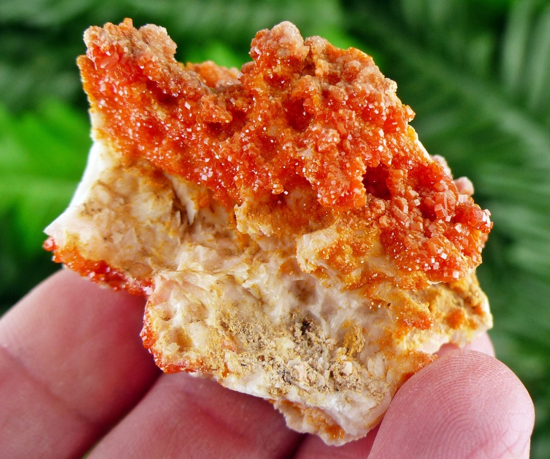 Amazing Red Vanadinite From Morocco, Raw Crystal, Natural Mineral ...