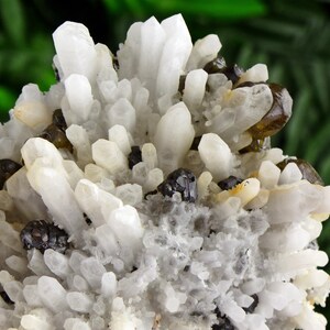 Quartz With Gem Sphalerite Var. Cleiophane, Raw Mineral, Natural ...