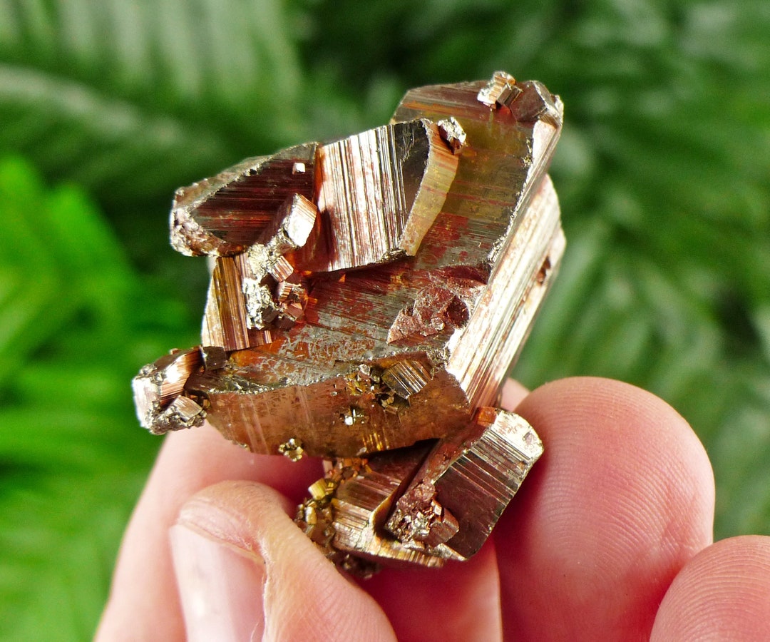 Pyrite With Iron Oxide Crystal Mineral Natural Crystal - Etsy