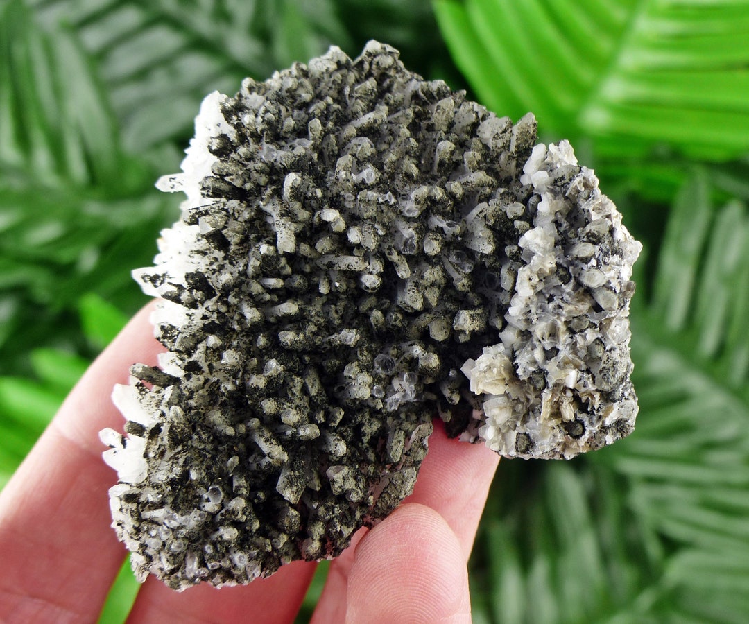 Rare Quartz With Chlorite, Raw Crystal, Natural Mineral, Natural ...