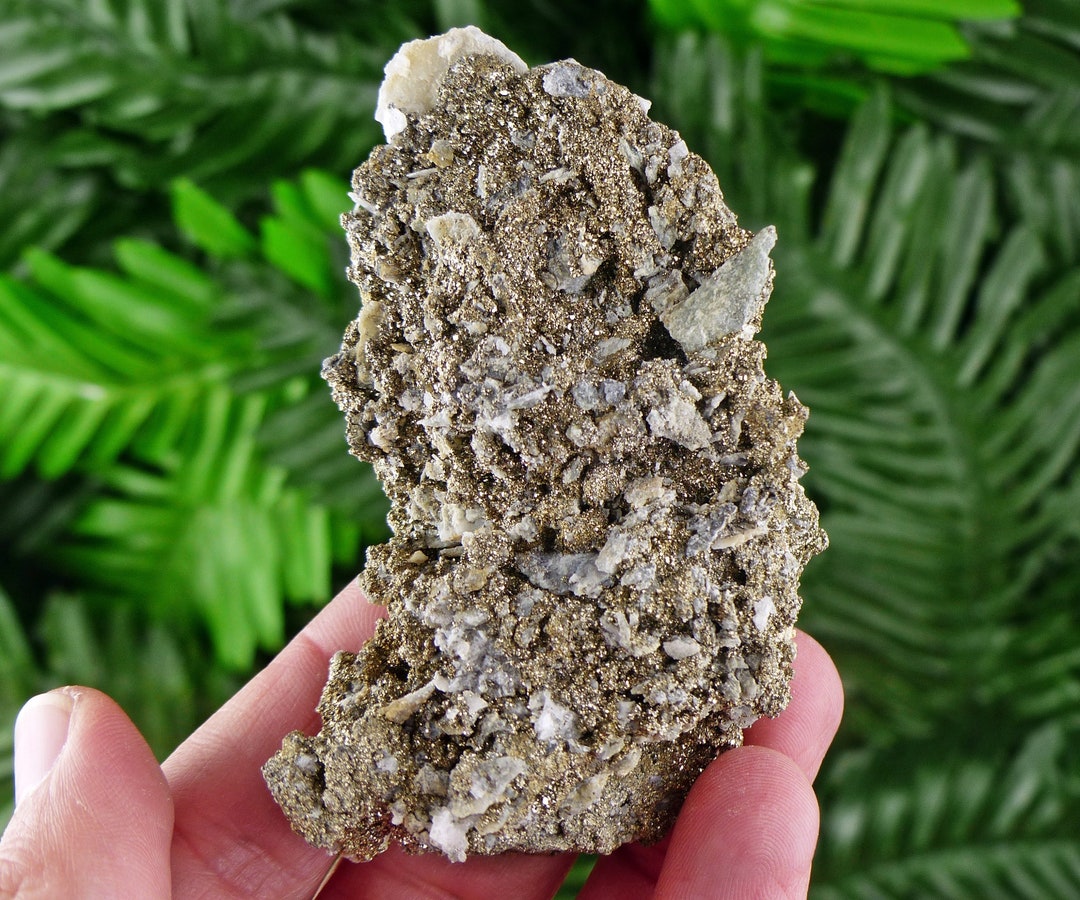 Amazing Pyrite With Chalcedony, Shiny Pyrite, Pyrite Crystal, Pyrite ...