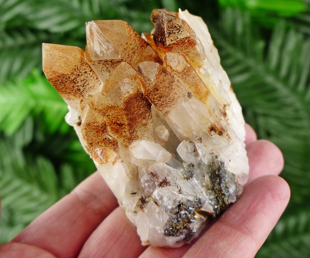 Quartz With Iron Oxide, Quartz Crystal, Natural Mineral, Natural ...