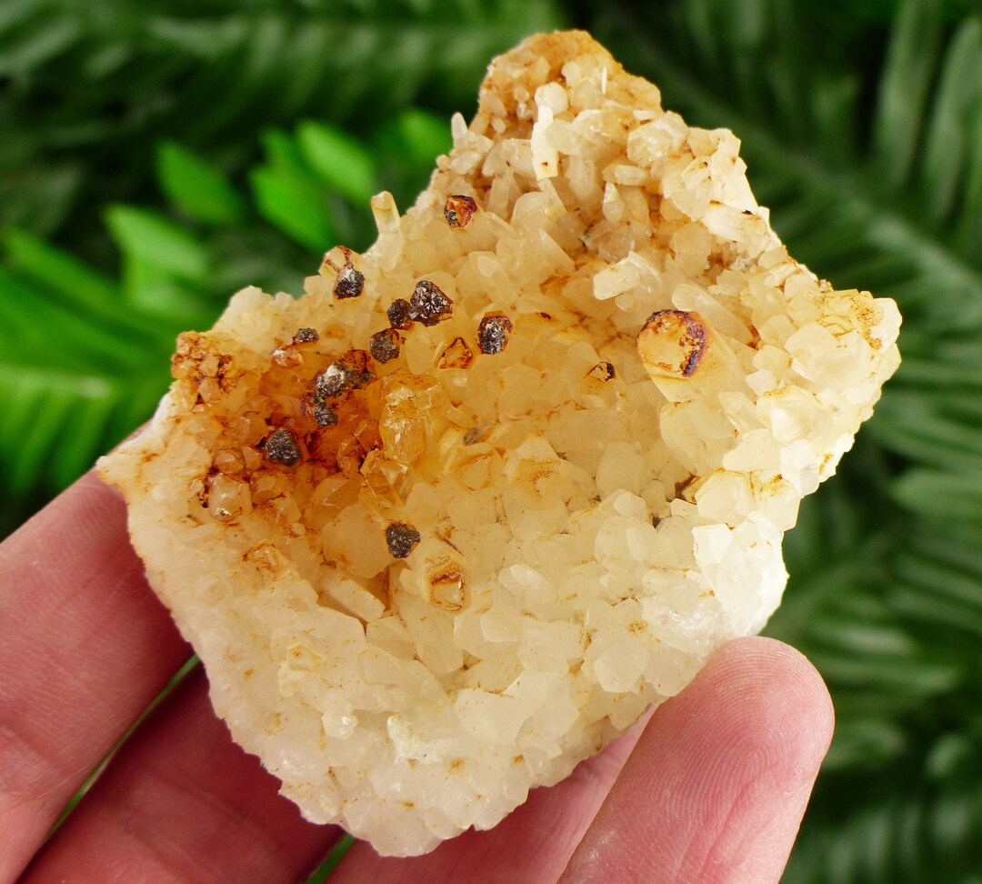 Amazing Quartz With Iron Oxide, Raw Crystal, Natural Mineral, Healing ...
