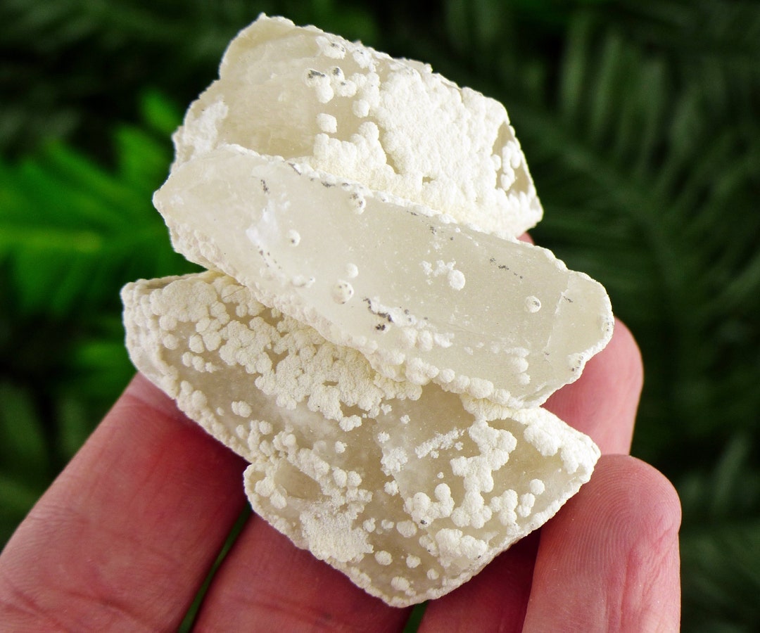 Amazing Milky Quartz With Snow White Calcite, Raw Crystal, Natural ...