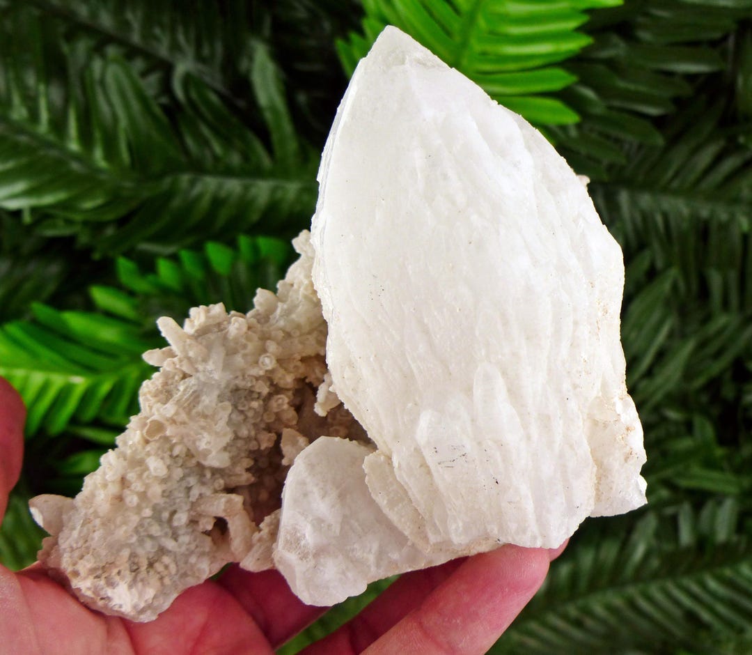 Amazing Milky Quartz With Calcite, Raw Crystal, Natural Mineral ...