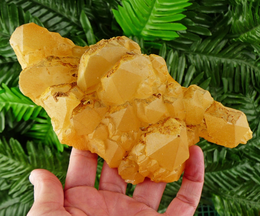 Big Quartz With Iron Oxide, Quartz Crystal, Mineral, Natural Crystal ...