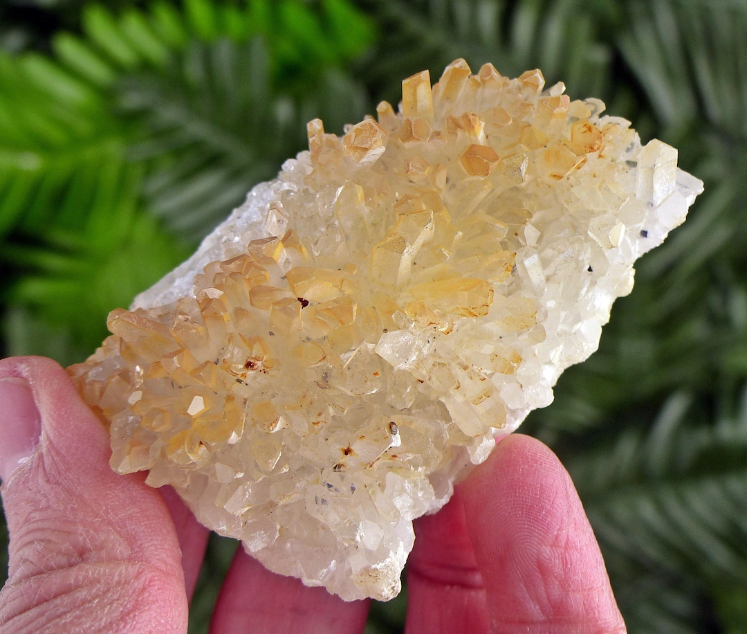 Amazing Quartz With Iron Oxide, Raw Crystal, Natural Mineral, Healing ...