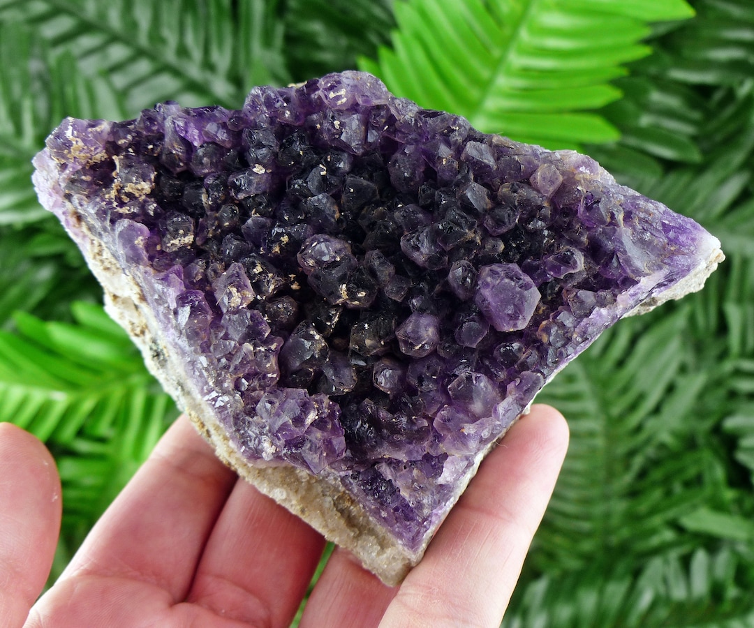 Rare Deep Purple Amethyst From Bulgaria, Amazing Color, Crystal ...