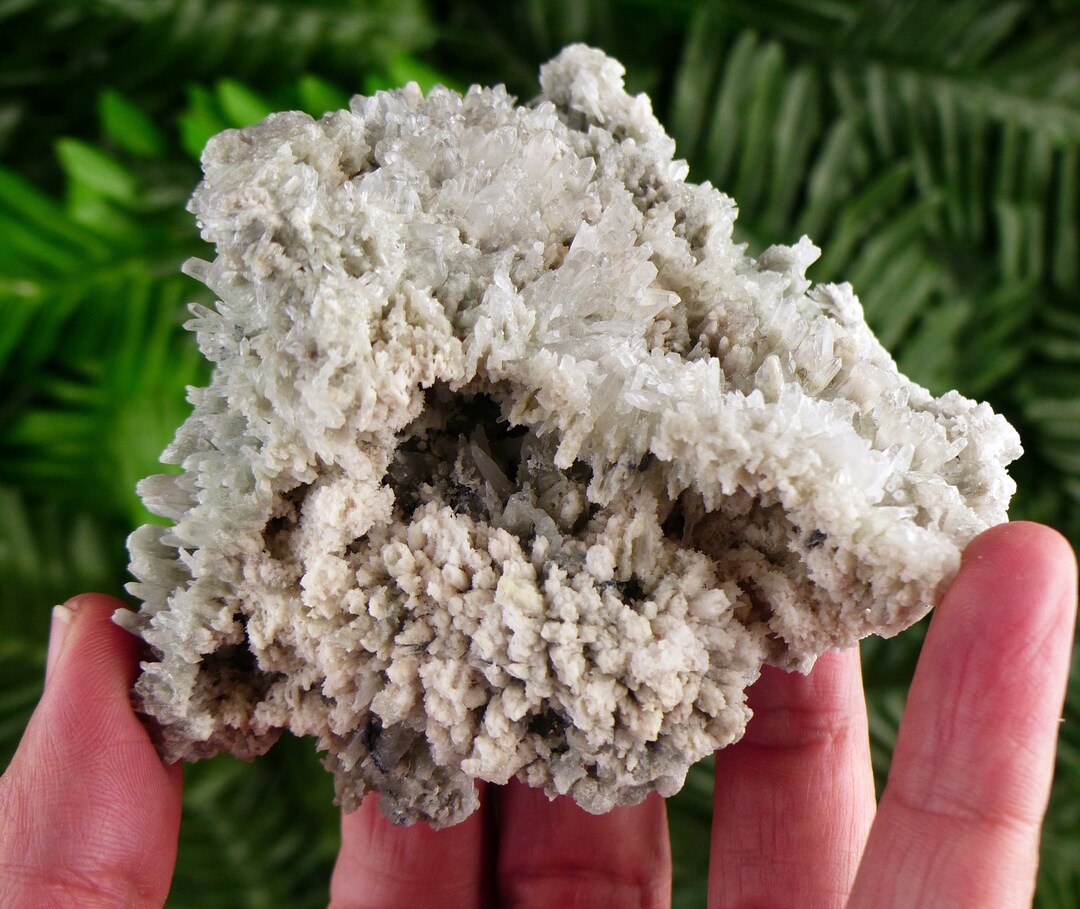 Amazing Quartz With Chlorite, Raw Crystal, Natural Mineral, Healing ...