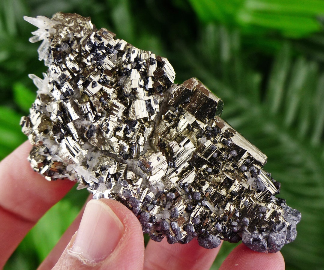 Rare Pyrite Crystallization With Sphalerite, Quartz and Galena, Raw ...