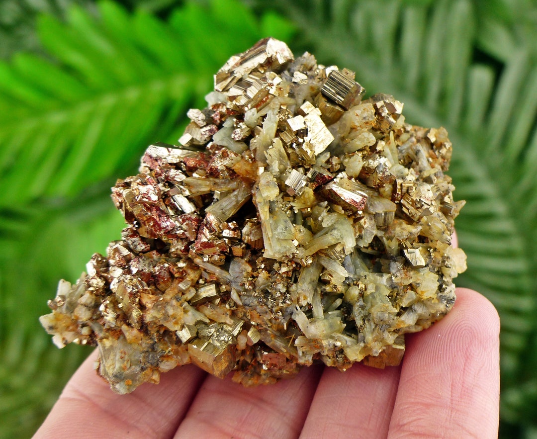 Rare Green Prasem Quartz With Pyrite, Crystal, Mineral, Natural Crystal ...