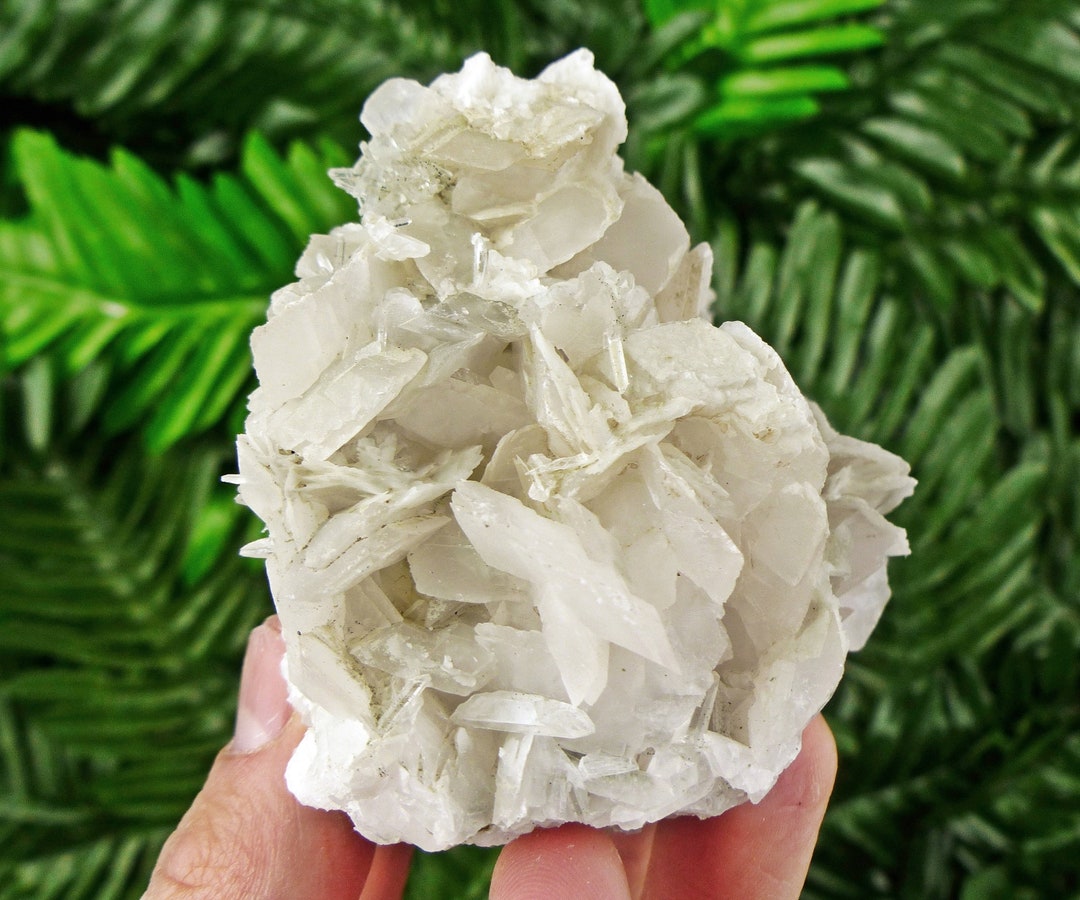 Quartz With Calcite, Quartz Crystal, Raw Crystal, Natural Mineral ...