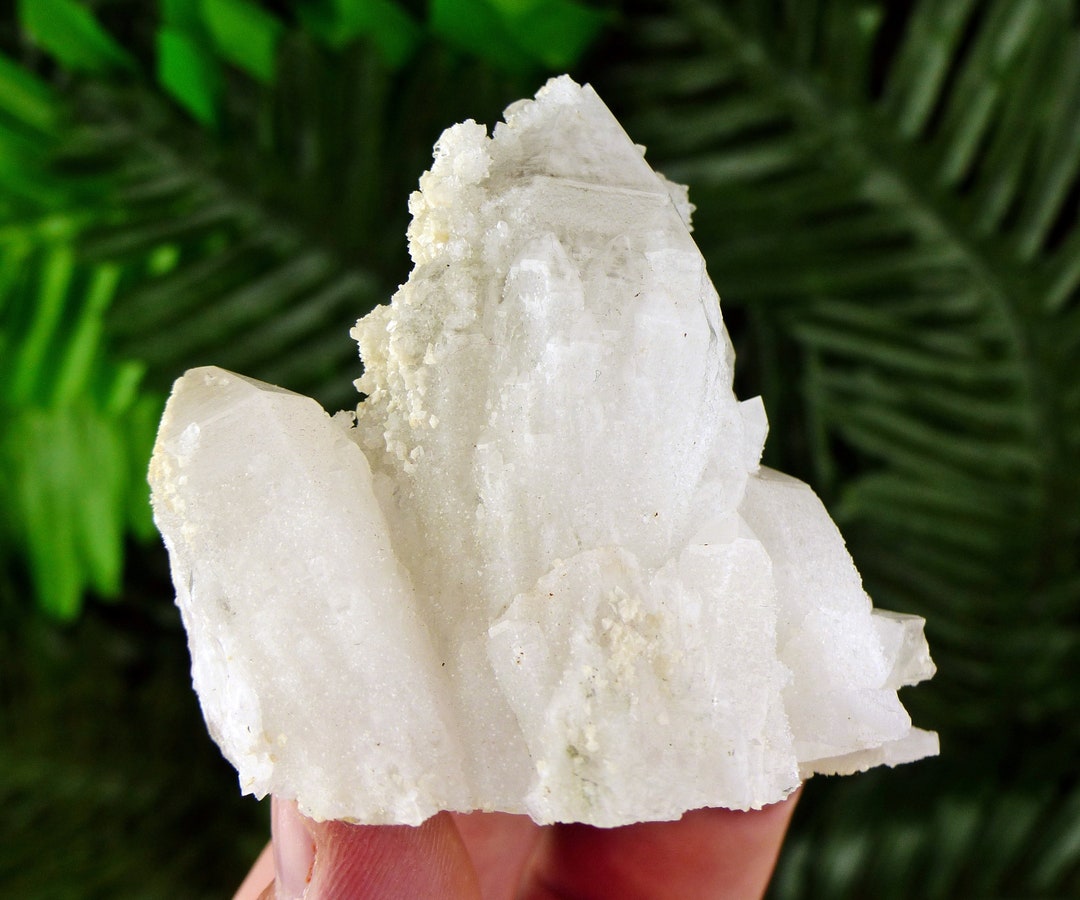 Quartz With Calcite, Milky Quartz, Raw Crystal, Natural Mineral ...