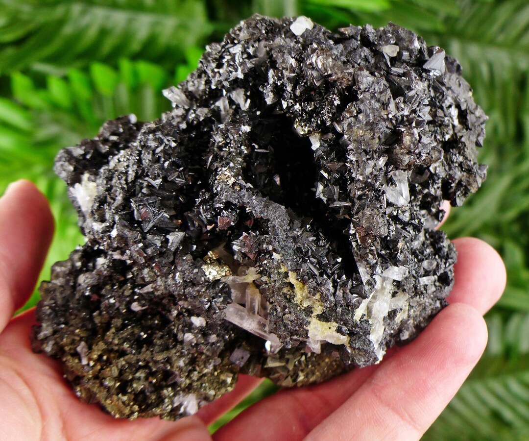 Amazing Sphalerite With Quartz, Raw Crystal, Natural Mineral, Healing ...