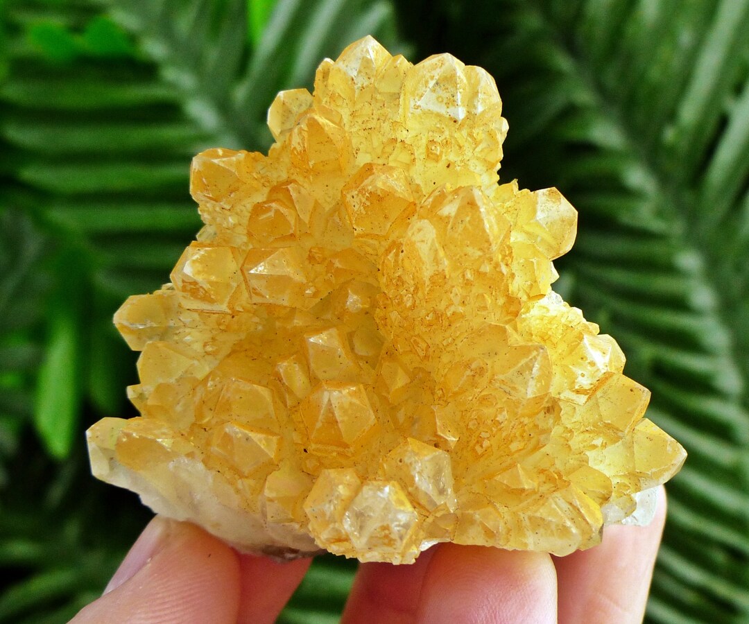 Quartz With Iron Oxide Orange Crystal Natural Mineral - Etsy