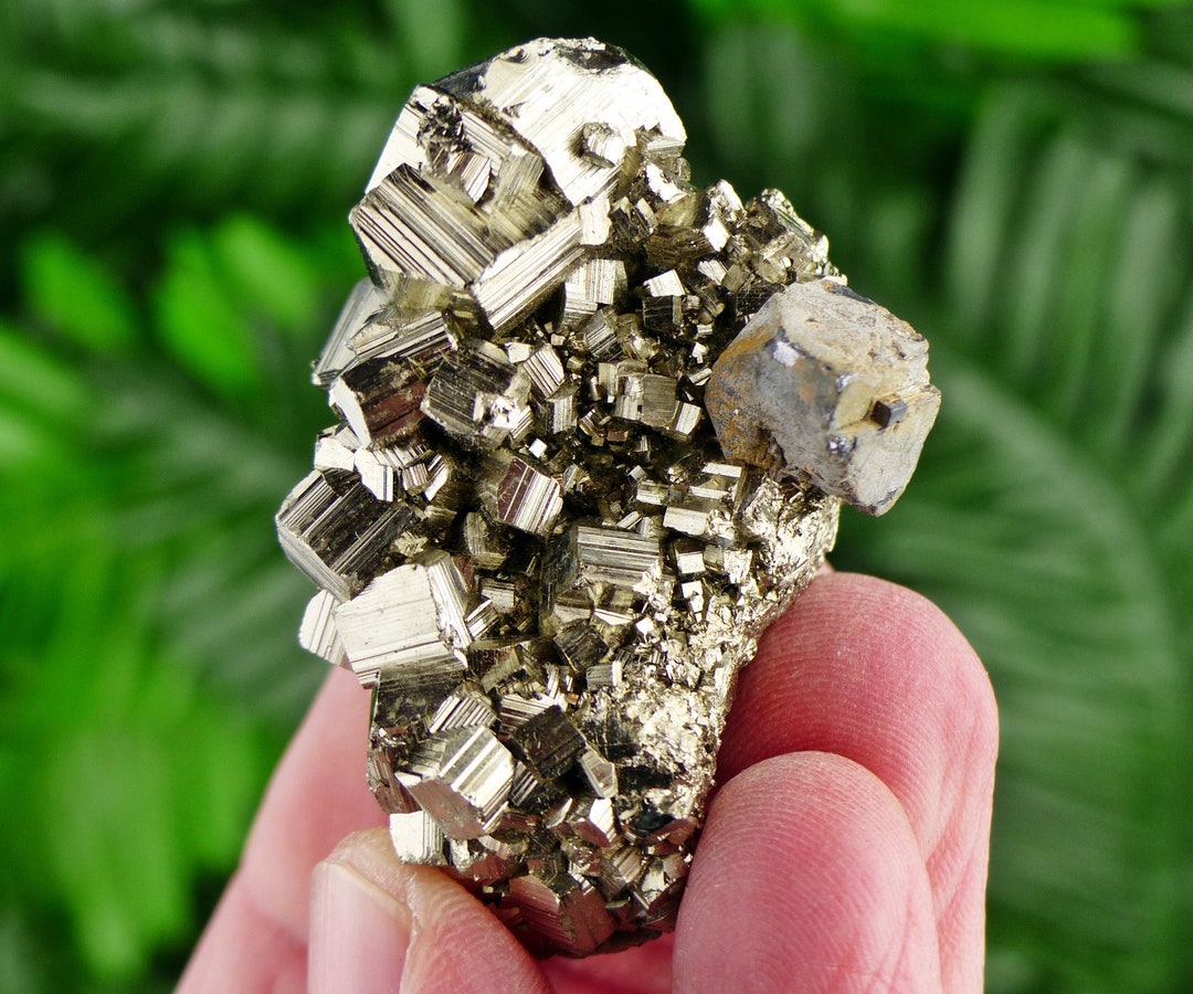 Amazing Pyrite Crystal, Pyrite Cubes, Shiny Pyrite, Fool's Gold, Raw ...