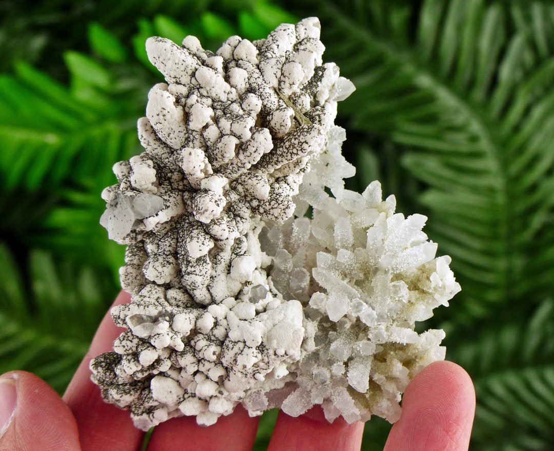 Amazing Milky Quartz With Calcite and Chlorite, Crystal, Mineral ...