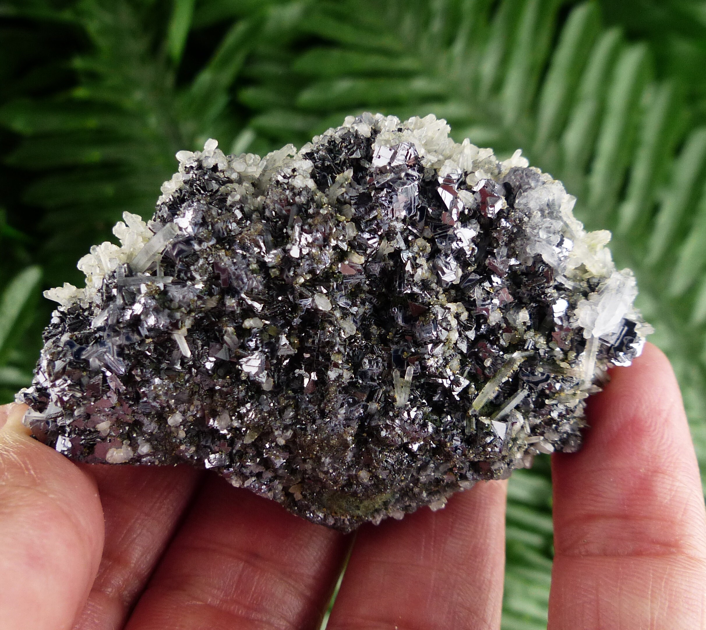 Very nice Galena with Sphalerite Quartz and Calcite | Etsy