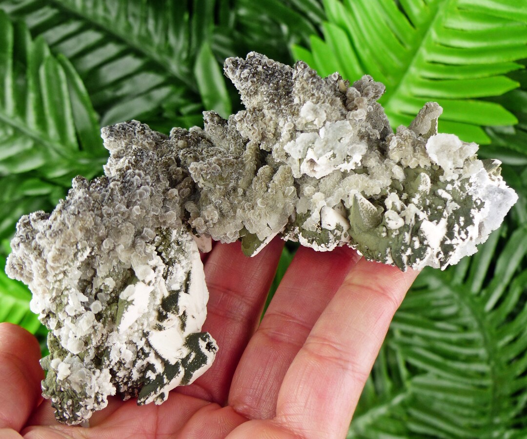 Rare Two Generation Calcite With Chlorite, Crystal, Mineral, Natural ...