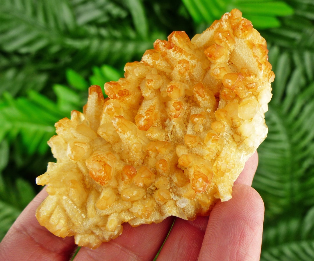Rare Find! Amazing Yellow Calcite Crystal, Raw Crystal, Natural Mineral ...