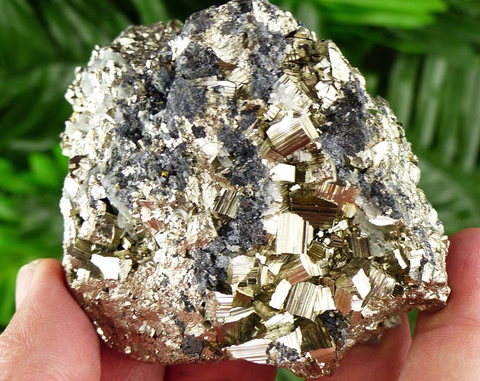 Amazing Pyrite With Sphalerite, Pyrite Crystal, Pyrite , Crystals, Fool ...