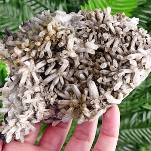 Amazing Milky Quartz With Chlorite, Raw Crystal, Natural Mineral ...