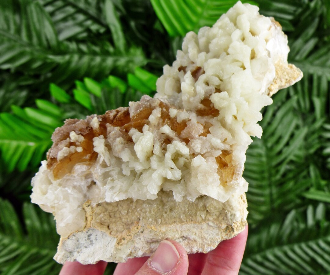 Amazing and Rare Two Generation Calcite Crystal With Chlorite, Raw ...