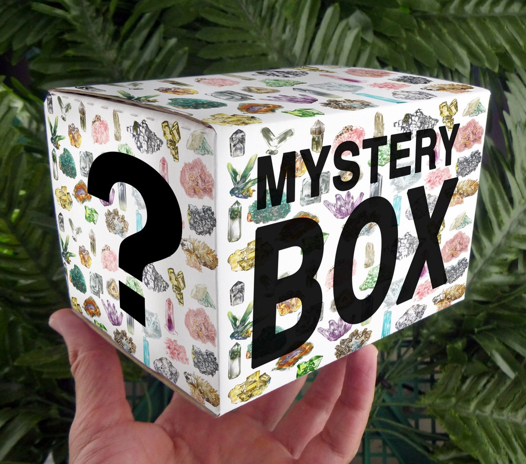 Mystery Crystal Box With Natural and Raw Crystals Surprise Crystal Box ...