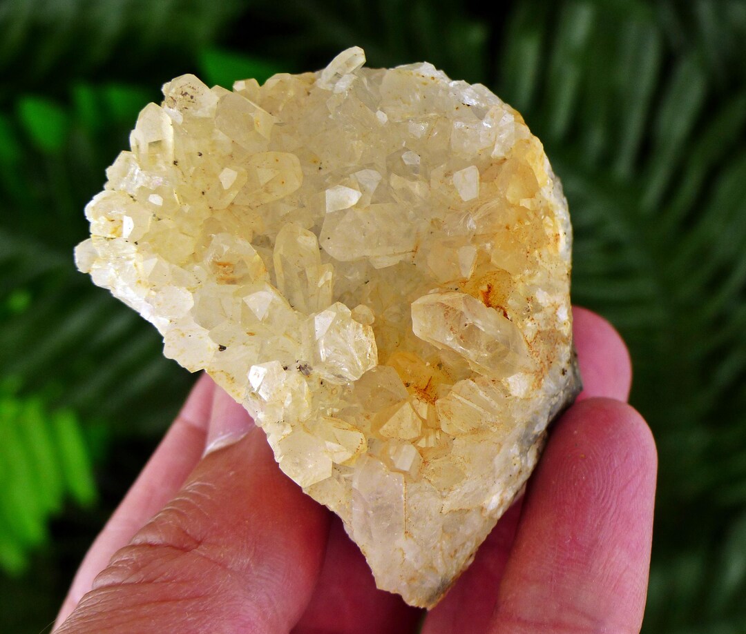 Amazing Quartz With Iron Oxide, Raw Crystal, Natural Mineral, Healing ...