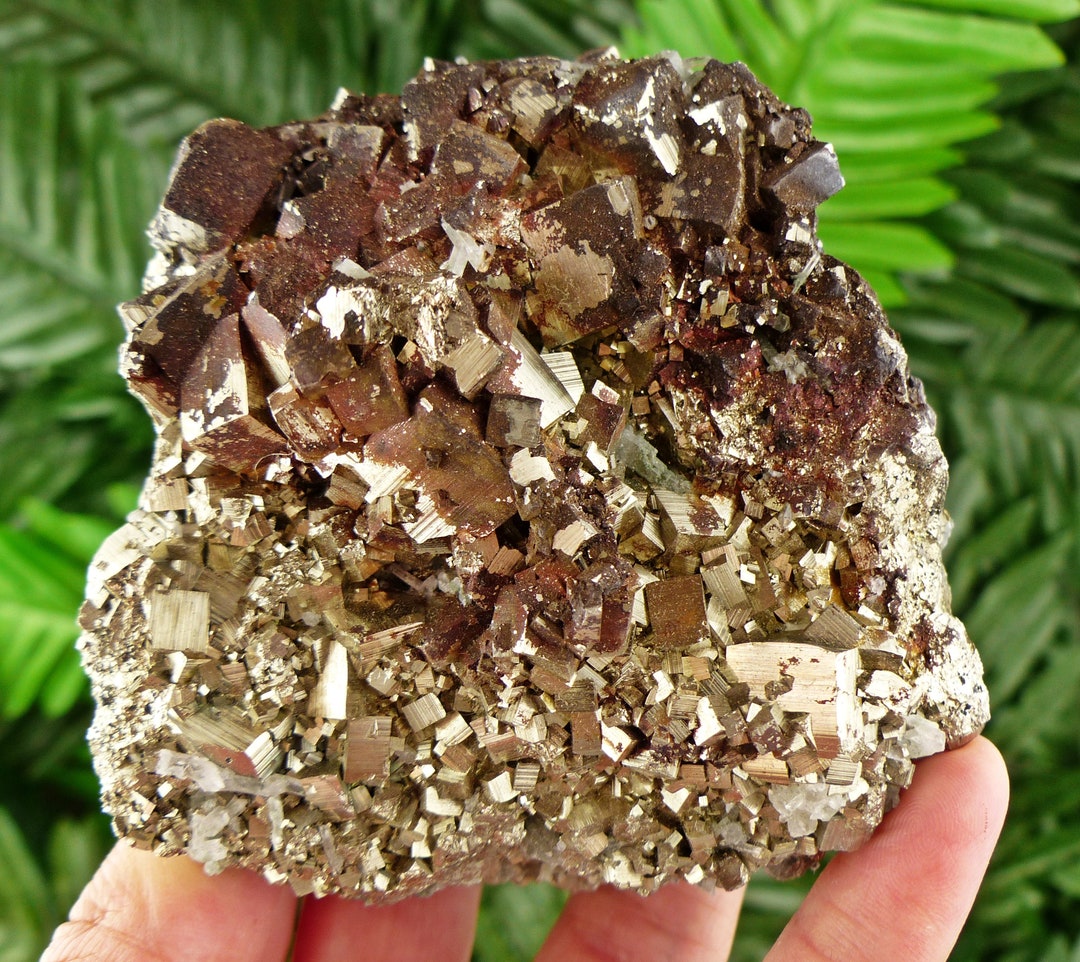 Amazing Pyrite With Hematite, Pyrite and Hematite, Red Pyrite, Crystal ...