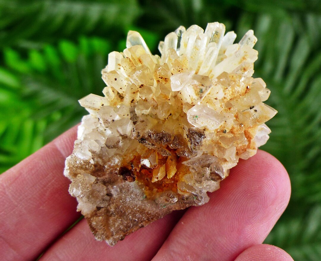 Amazing Quartz With Iron Oxide, Raw Crystal, Natural Mineral, Healing ...