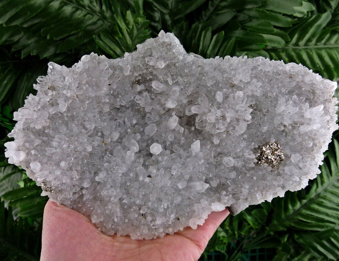 Amazing Clear Quartz With Pyrite, Crystal, Mineral, Natural Crystal ...