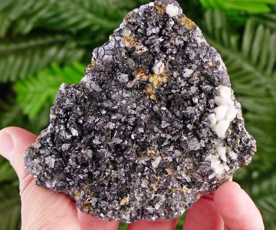 Very Nice Sphalerite With Calcite, Raw Crystal, Natural Mineral ...