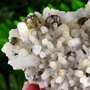 Quartz With Gem Sphalerite Var. Cleiophane, Raw Mineral, Natural ...