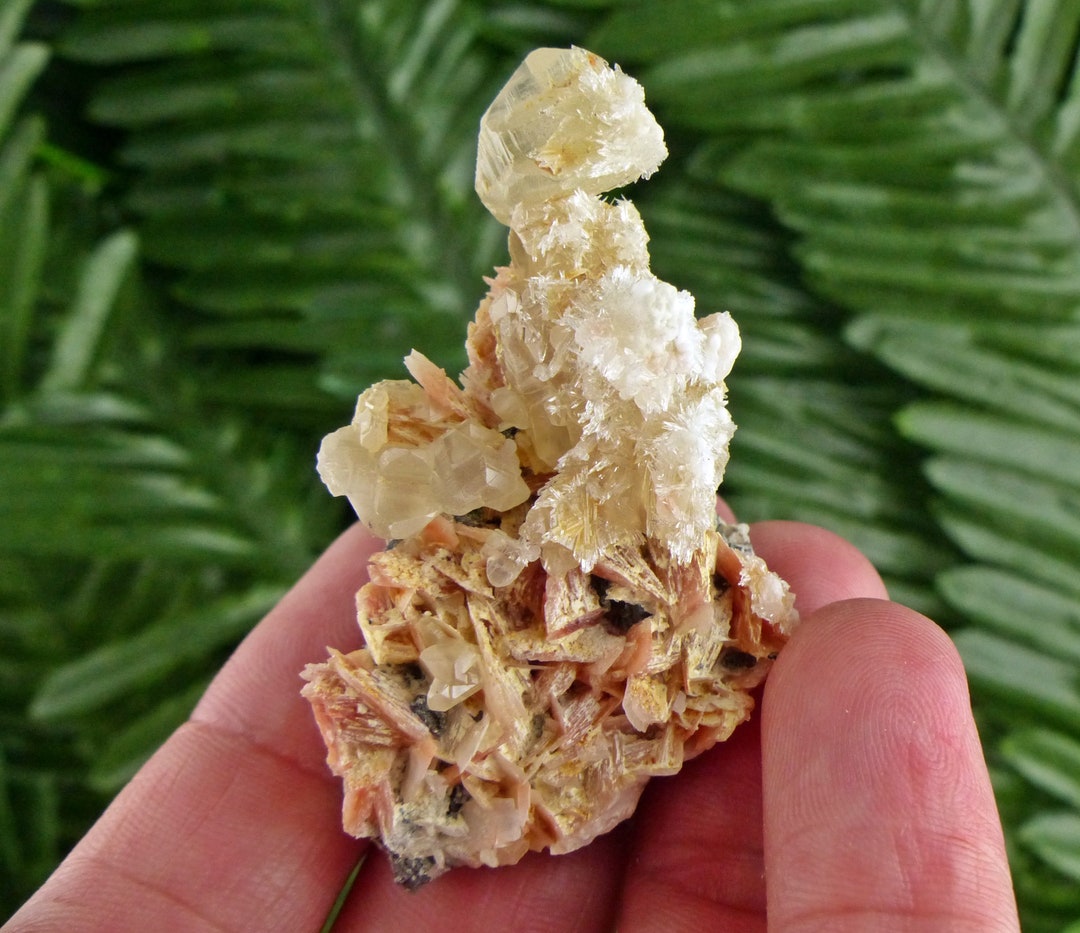 Rare Top Quality Baryte With Cerussite From Morocco Crystal - Etsy