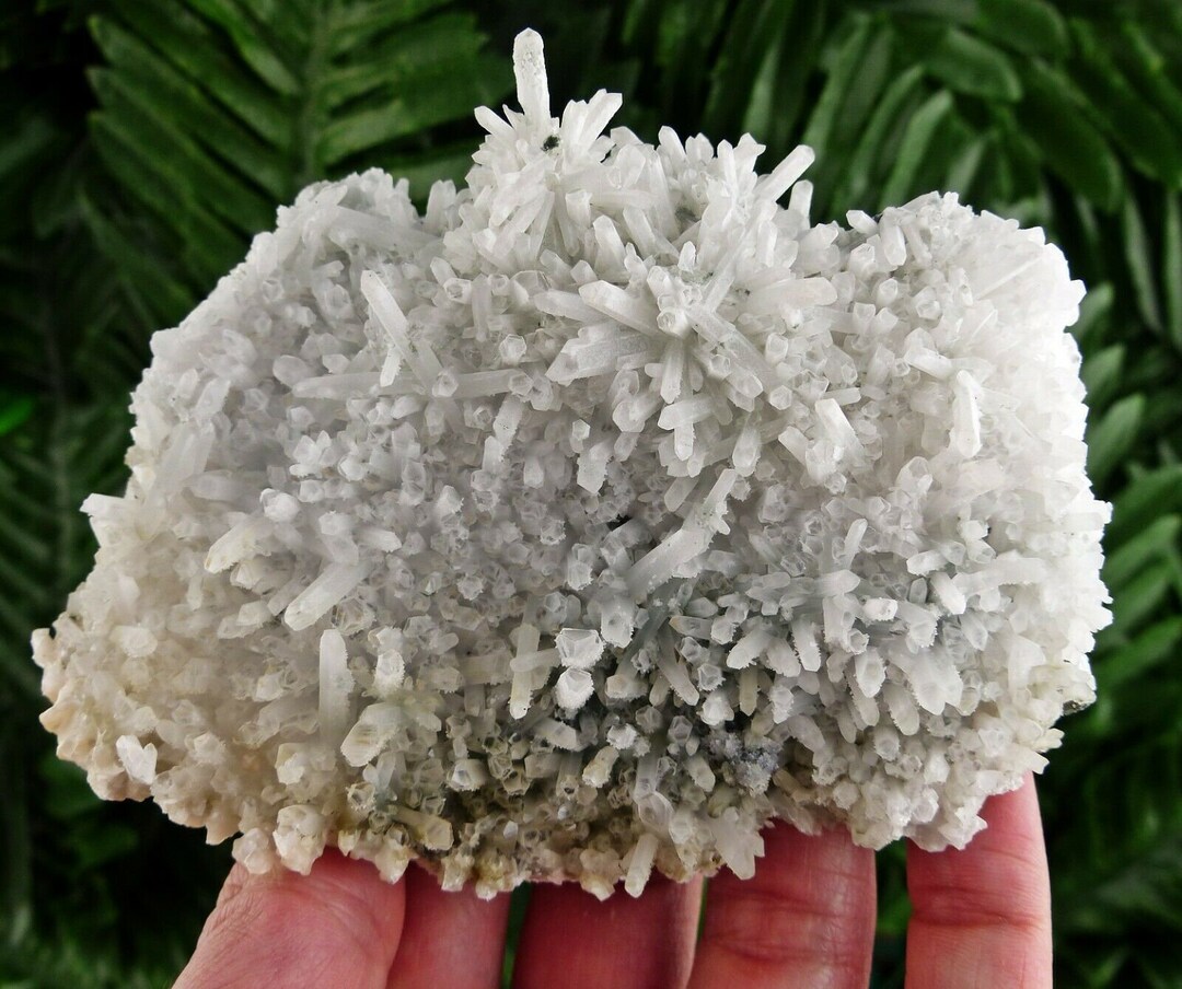 Milky Quartz With Calcite, Drujba Mine Bulgaria, Aesthetic Crystal ...