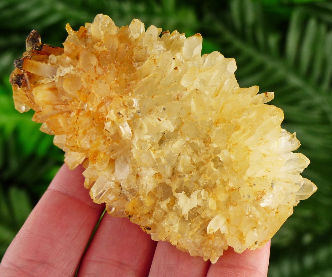 Amazing Quartz With Iron Oxide, Raw Crystal, Natural Mineral, Healing ...