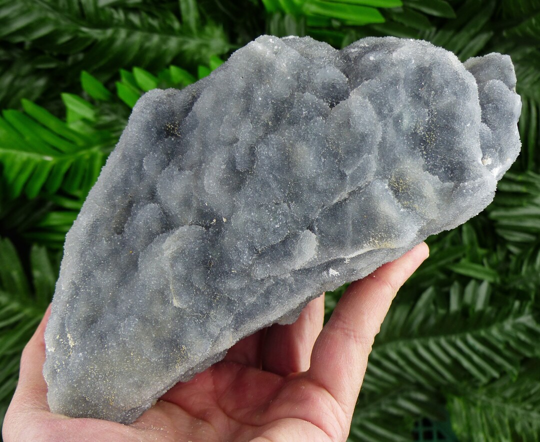 Big Chalcedony Crystal, White Crystal, Raw Crystal, Natural Mineral ...