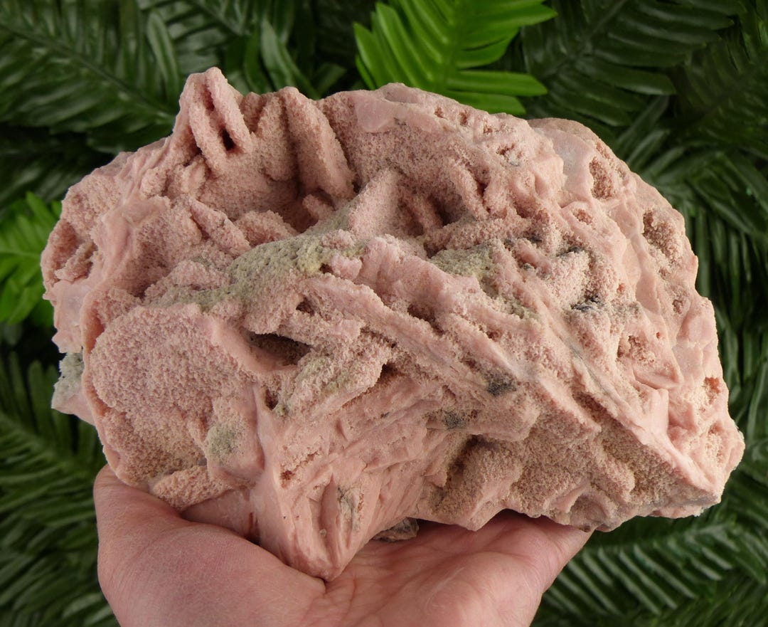 Rare Big Pink Rhodochrosite Crystal , Raw Crystal, Natural Mineral ...