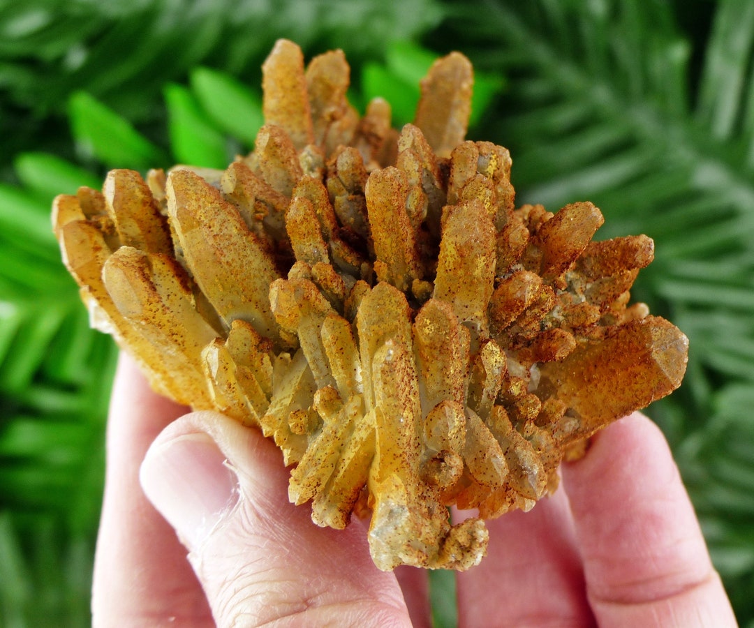 Quartz With Iron Oxide, Quartz Crystal, Mineral, Natural Crystal, Raw ...