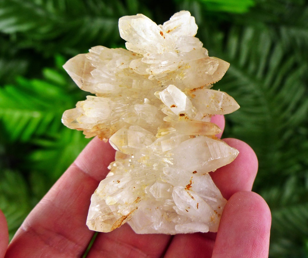 Amazing Quartz With Iron Oxide, Raw Crystal, Natural Mineral, Healing ...