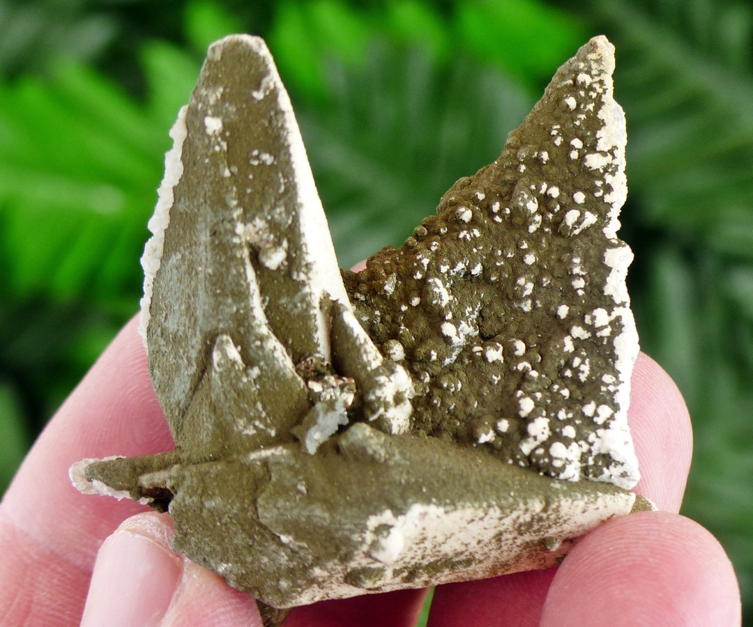 Amazing Calcite With Chlorite, Raw Crystal, Natural Mineral, Healing ...