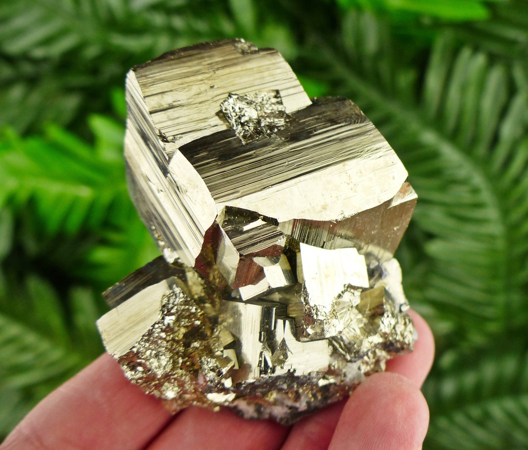 Amazing Big Shiny Pyrite Crystal, Fool's Gold, Raw Crystal, Natural ...
