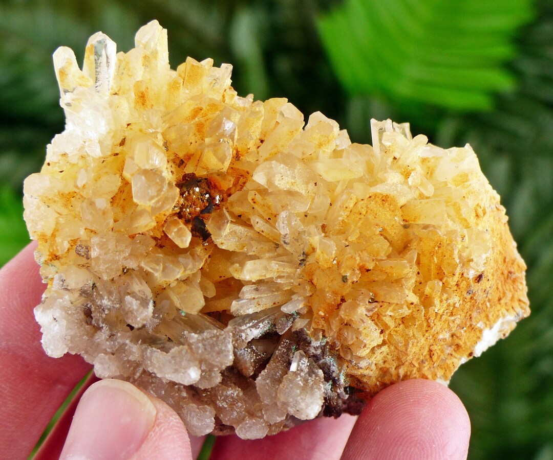 Amazing Quartz With Iron Oxide, Raw Crystal, Natural Mineral, Healing ...