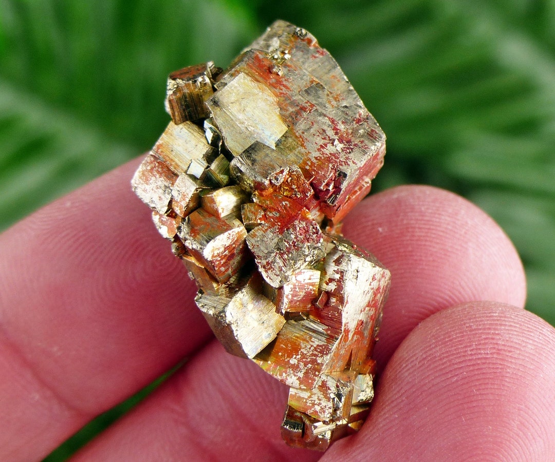 Amazing Pyrite With Hematite, Raw Crystal, Natural Mineral, Healing ...