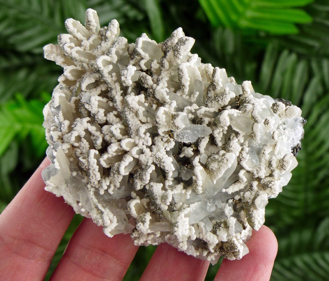 Amazing Milky Quartz With Calcite, Crystal, Mineral, Natural Crystal ...